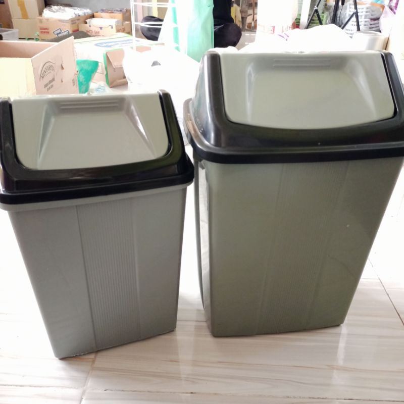 Jual Tempat sampah tutup putar CROWN 10L dan 15L,bak sampah crown ...