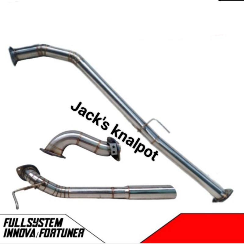 Jual Fullsystem Side Exit Innova Fortuner Diesel 2kd | Shopee Indonesia