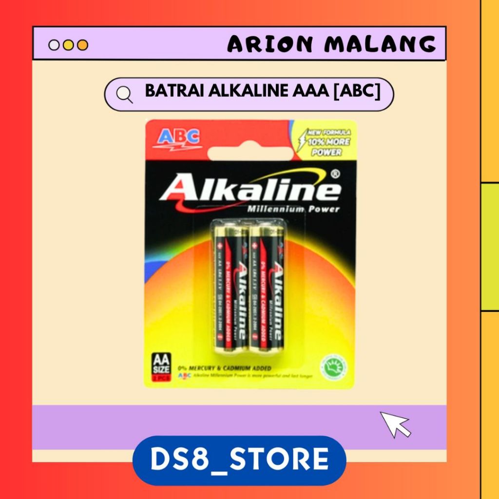 Jual Baterai / Battery Alkaline AAA [ABC] | Shopee Indonesia