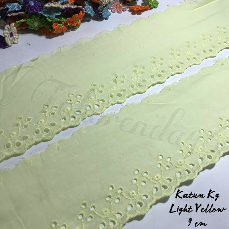 Jual Renda Katun All Varian / 15 Yard / Per-line | Shopee Indonesia