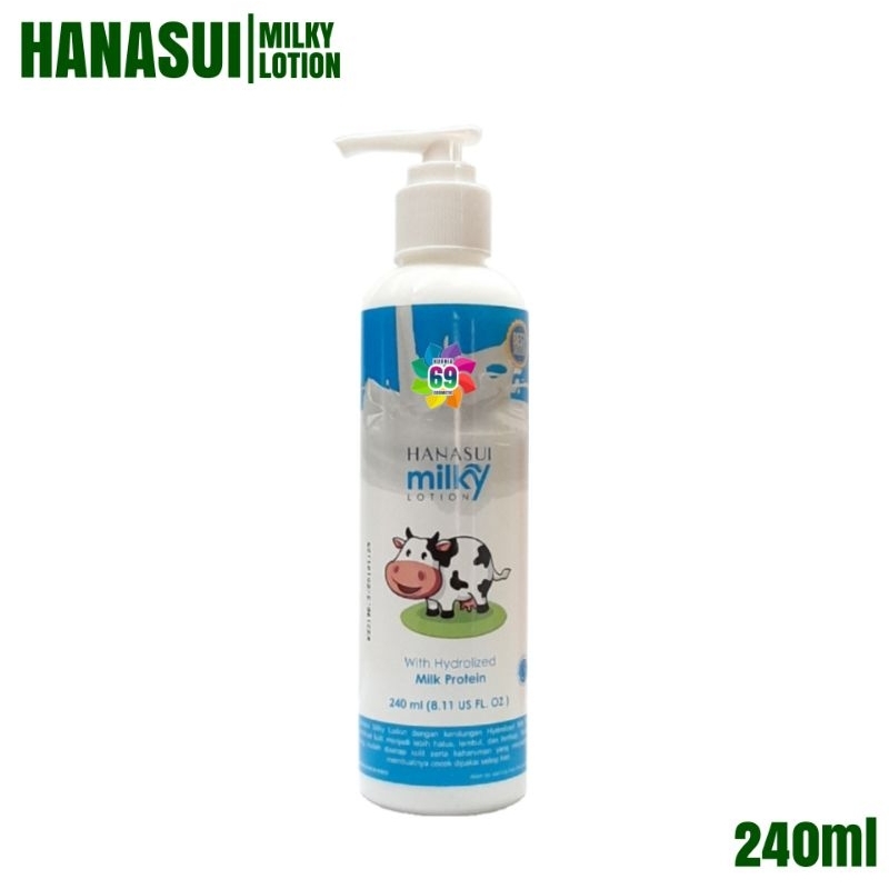 Jual Hanasui Milky Lotion BPOM 240ml (Satuan) | Shopee Indonesia