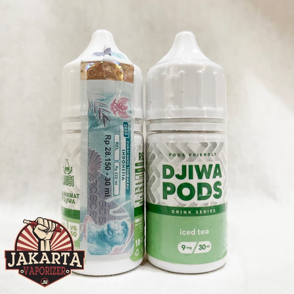 Jual DJIWA ICED TEA PODS 30ML 9MG BY LAB51 | Shopee Indonesia