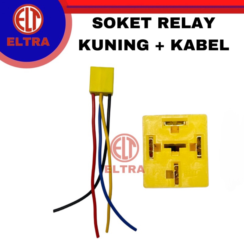 Jual Socket soket konektor connector rellay + kabel + skun 3555 ...