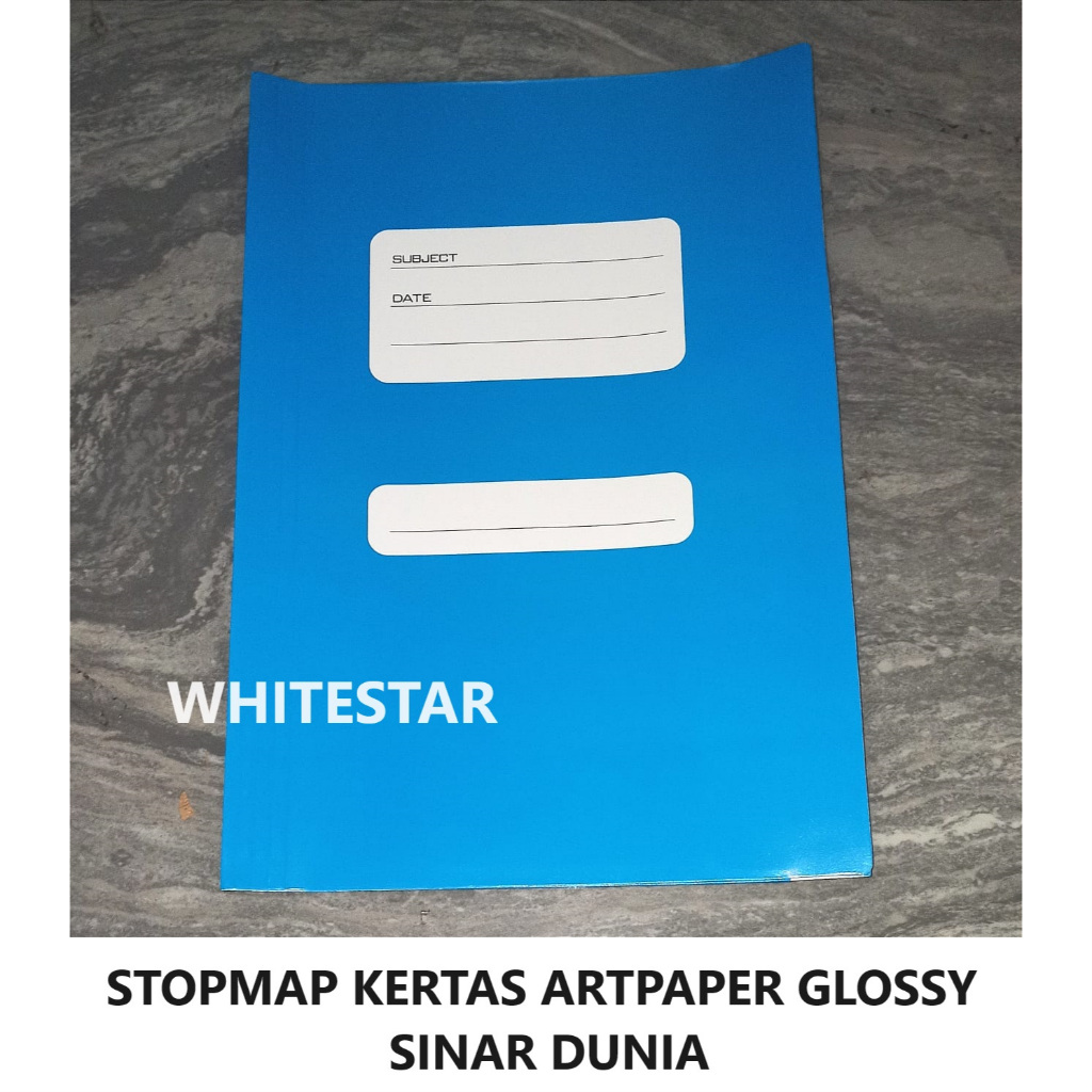 Jual stopmap / map kertas artpaper glossy sinar dunia Uk. F4 / folio ...