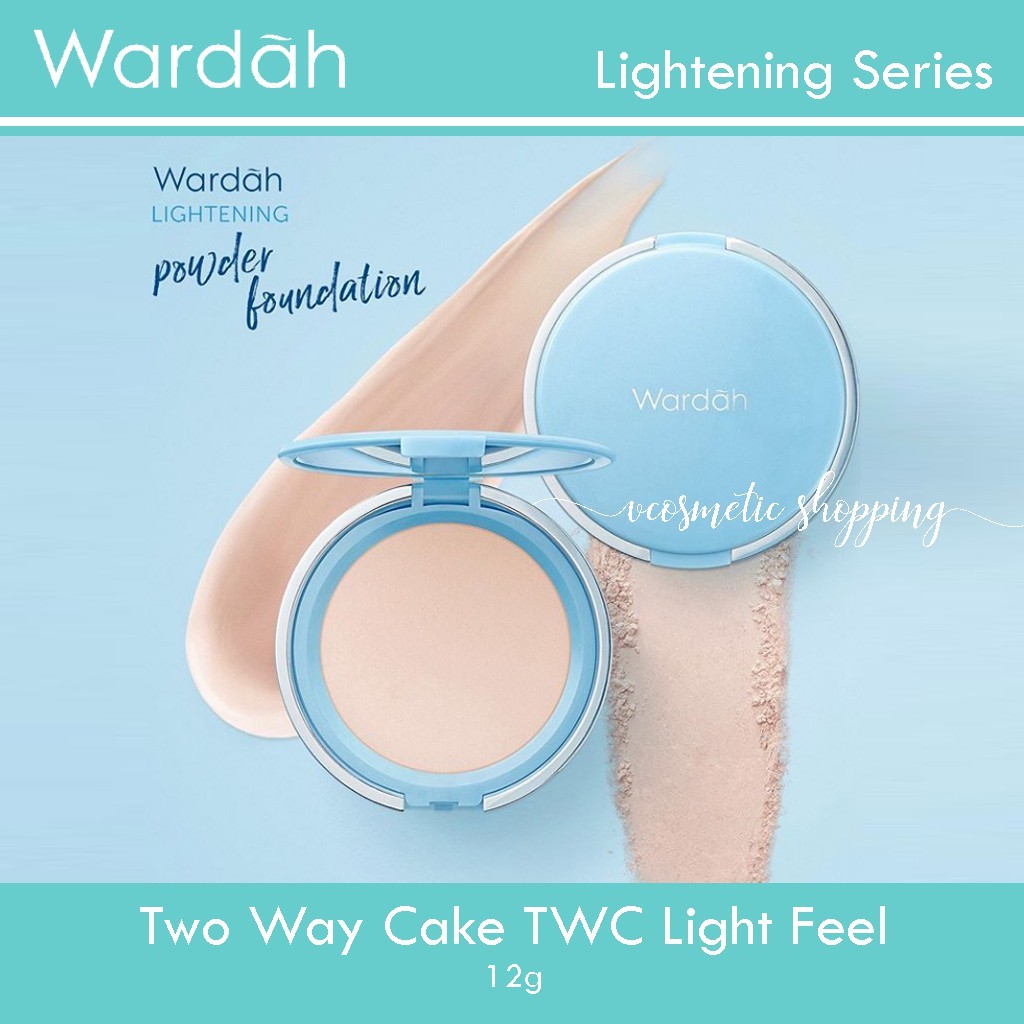 Jual Wardah Lightening Two Way Cake LIGHT FEEL (Powdery Foundation ...