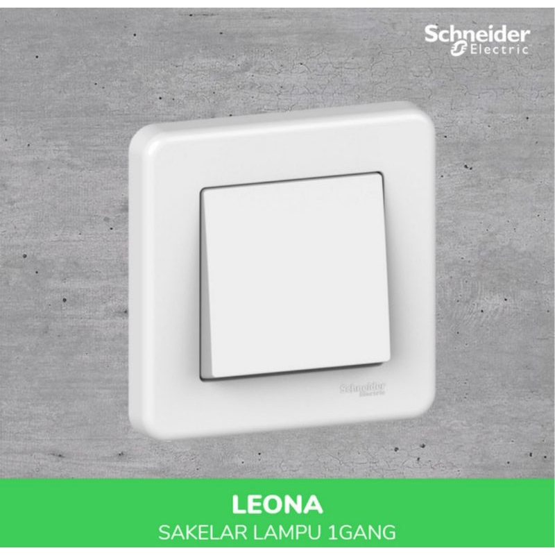 Jual Saklar Single/Saklar Satu/ Saklar Lampu Merk Leona Scheider ...