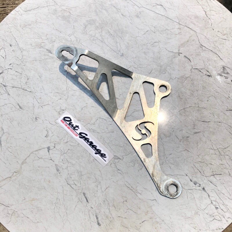 Jual (SECOND ORIGINAL) Breket Bracket Pegangan knalpot Racing Shijiro vespa matic Sprint ...