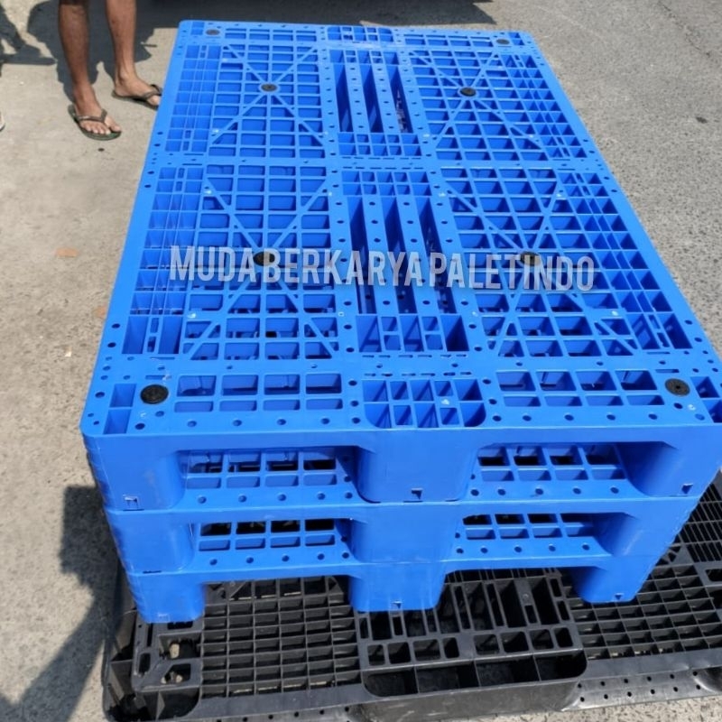 Jual Palet Plastik 120x80x15 Pallet plastik second | Shopee Indonesia