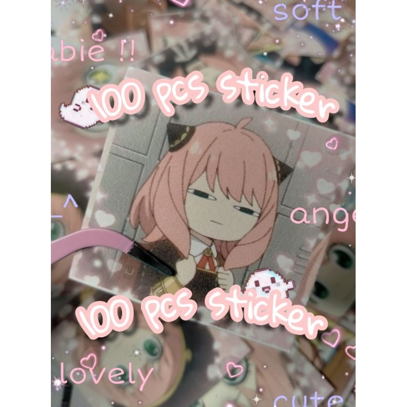 Jual (100 LEMBAR STICKER) baca desk!!! sticker HVS non glossy version ...