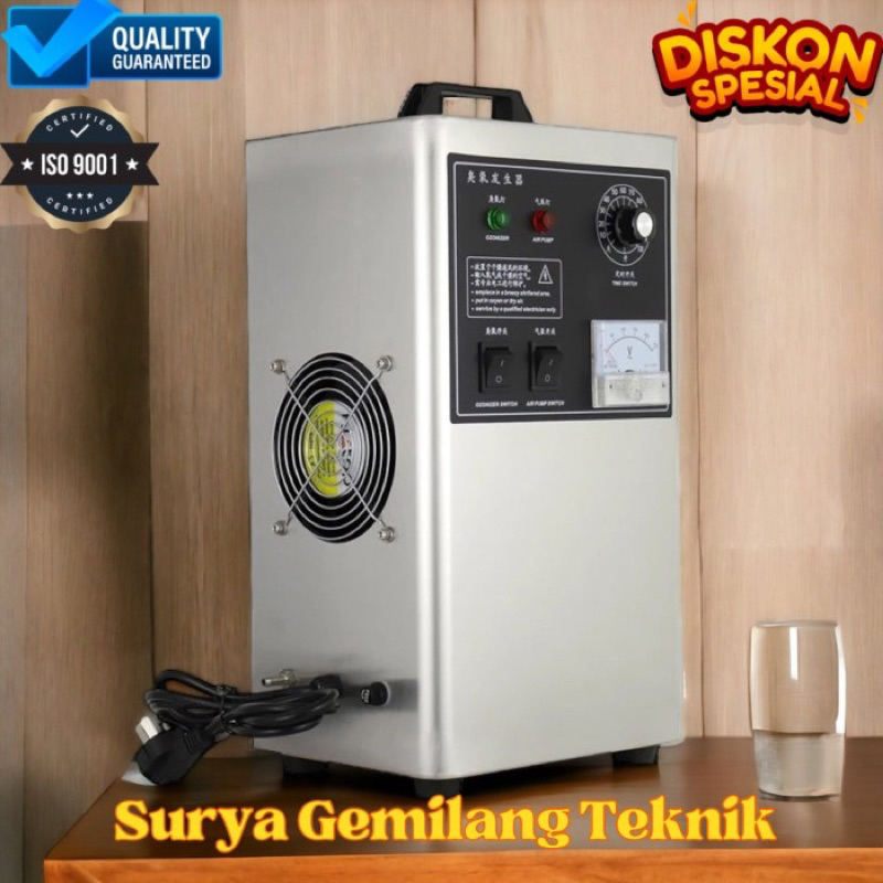 Jual Ozone Generator 3Gram / Ozon 3G Air Cooling Generator / Mesin Ozone Generator Sterilizer ...