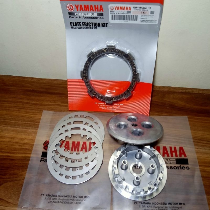 Jual plat besi gesek + kaki 4 + lawan dan kampas kopling yamaha fizr fiz R force1 sigma crypton ...