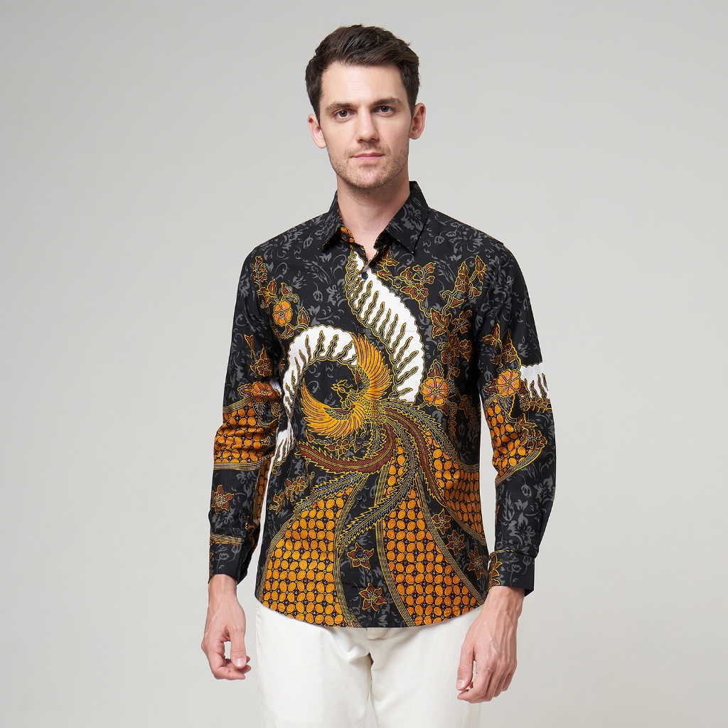 Jual RGB Kemeja Batik Modjo Series Navy dan Kuning RHMJ0607316 | Shopee ...
