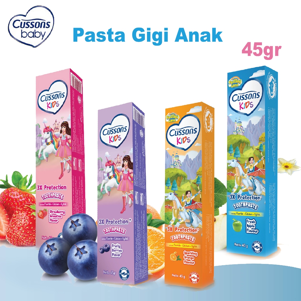 Jual Bisa COD Cussons Kids Toothpaste Unicorn Fruity Berries ...