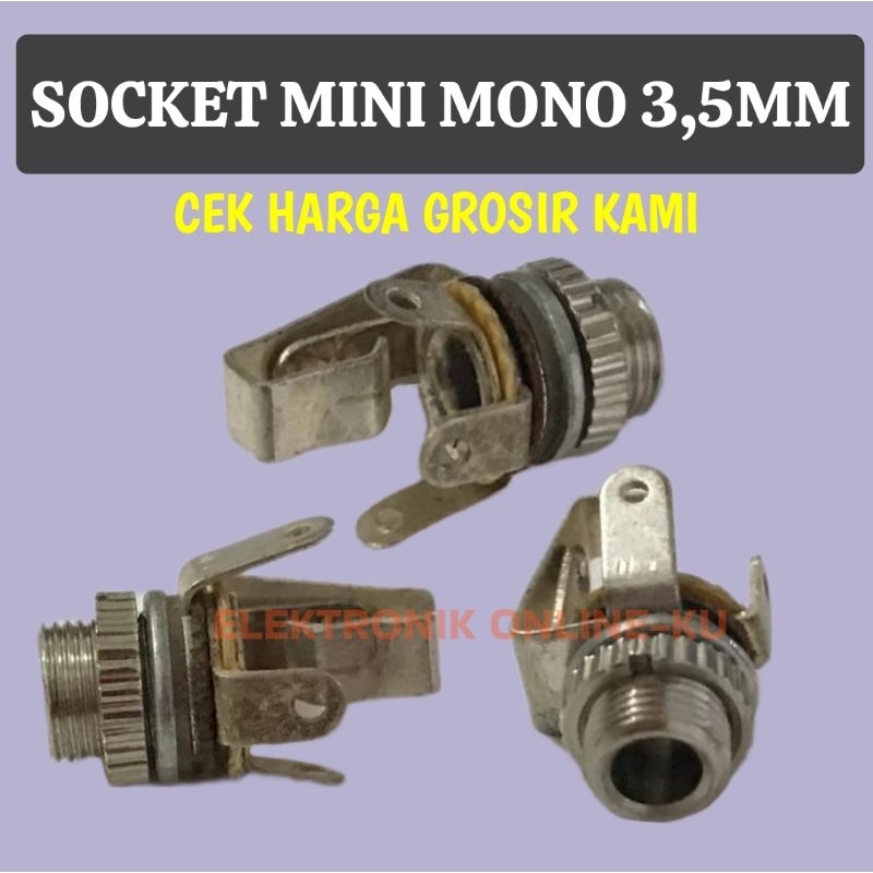 Jual SOCKET MINI MONO 3,5MM | Shopee Indonesia