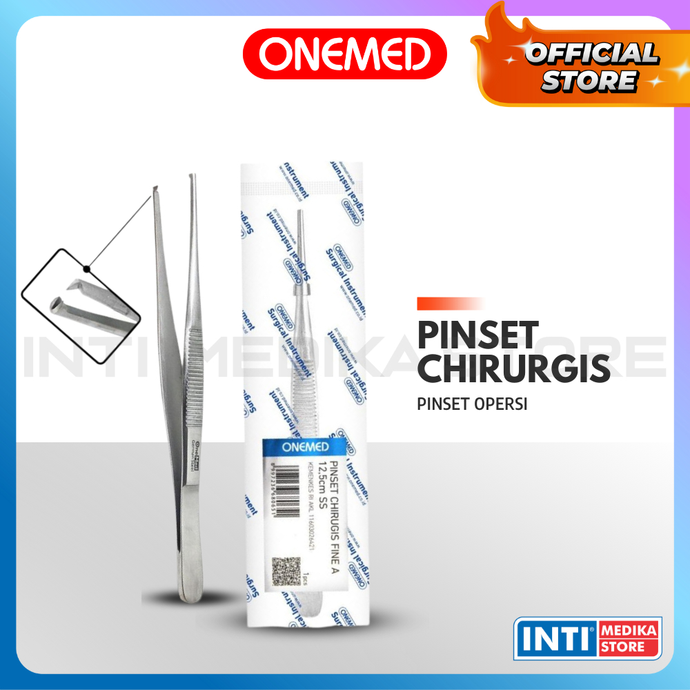 Jual ONEMED - Pinset Chirurgis Stainless | Pinset Operasi Surgical ...