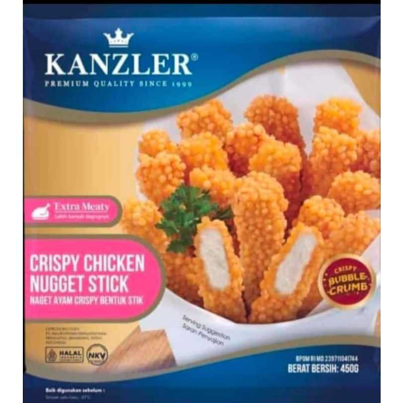 Jual CRISPY CHICKEN STICK KANZLER 450GR NAGET STIK AYAM KRISPI HALAL ...