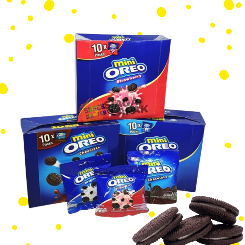 Jual Mini Oreo Biskuit 20,4gr All Varian Rasa Travel Size | Shopee Indonesia