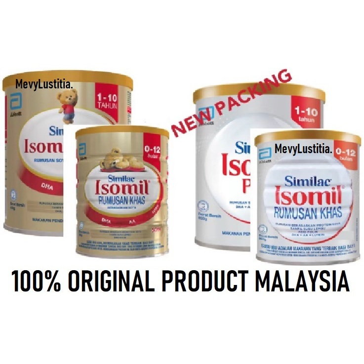 Jual MALAYSIA 850gr Susu Abbott Similac GOLD Isomil Plus Soya Yang ...