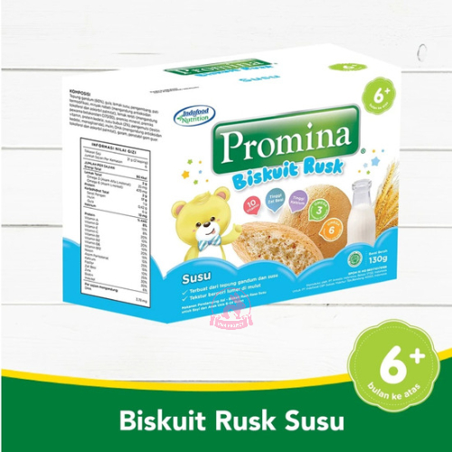 Jual 6+ Promina Biskuit Baby RUSK 130 gr - BISKUIT CEMILAN BAYI MPASI ...
