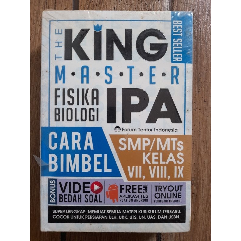 Jual THE KING MASTER IPA SMP / MTs Kelas 7 8 9 Fisika Biologi Cara ...