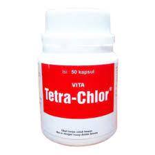 Jual TETRA-CHLOR TETRACLOR TETRACHLOR 1 BOTOL 50 KAPSUL OBAT AYAM ...