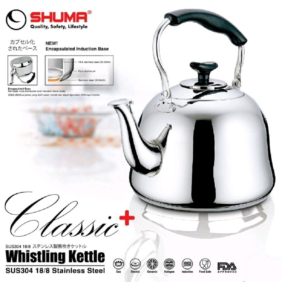 Jual Teko kettle TEKO bunyi siul SHUMA 1 LITER/1.5 LITER/2 LITER/3 ...