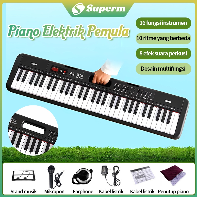 Jual Music- Keyboard Elektrik 61 Tuts ,Keyboard Untuk Pemula , Portabel ...