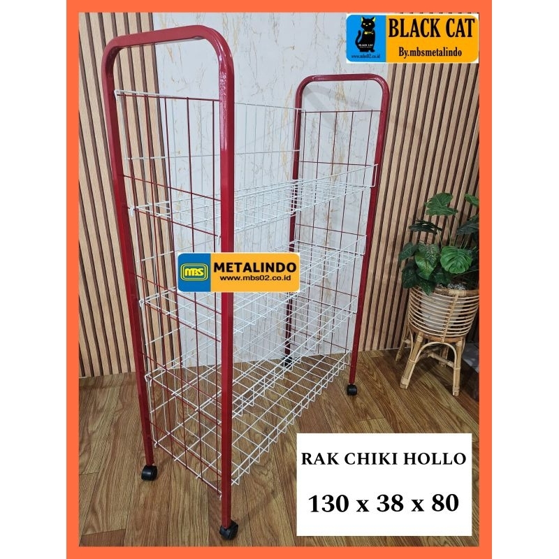 Jual Rak chiki 4 susun MBS rak keranjang chiki rak warung rak jualan ...