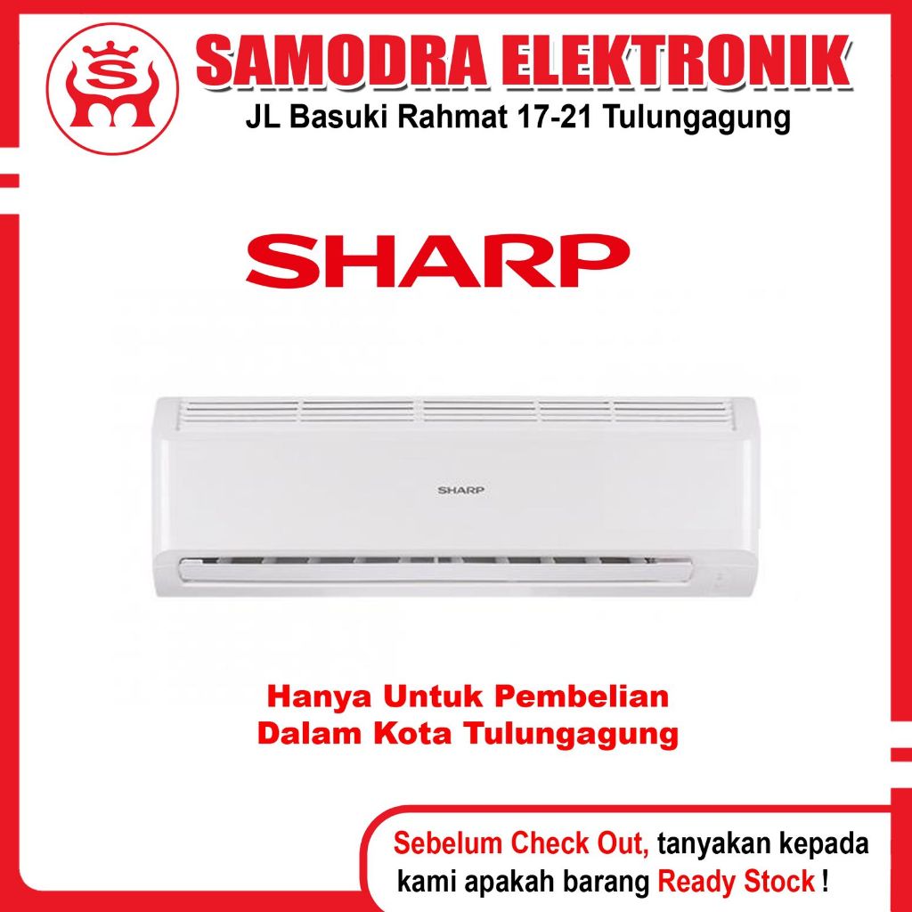 Jual (Gratis Pemasangan) AC SHARP 1/2 PK AH-A5BEY Air Conditioner Garansi 10 Tahun Air ...