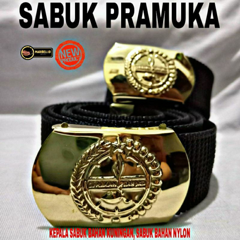 Jual SABUK PRAMUKA - IKAT PINGGANG PRAMUKA KUNINGAN | Shopee Indonesia