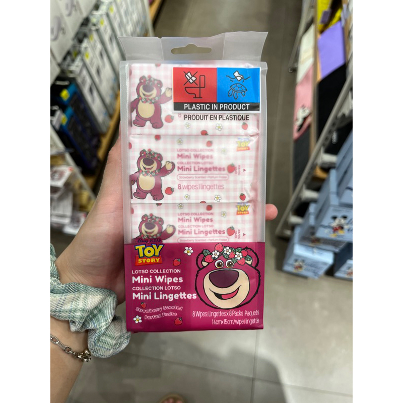 Jual Miniso x Toy Story Lotso ‼️ tisu basah / mini wipes lotso isi ...