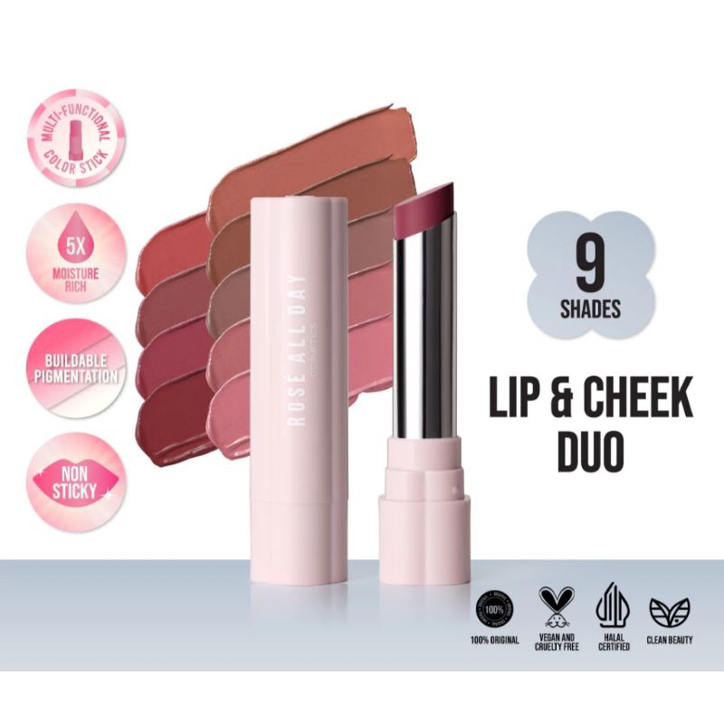 Jual ROSE ALL DAY LIP & CHEEK DUO | Shopee Indonesia