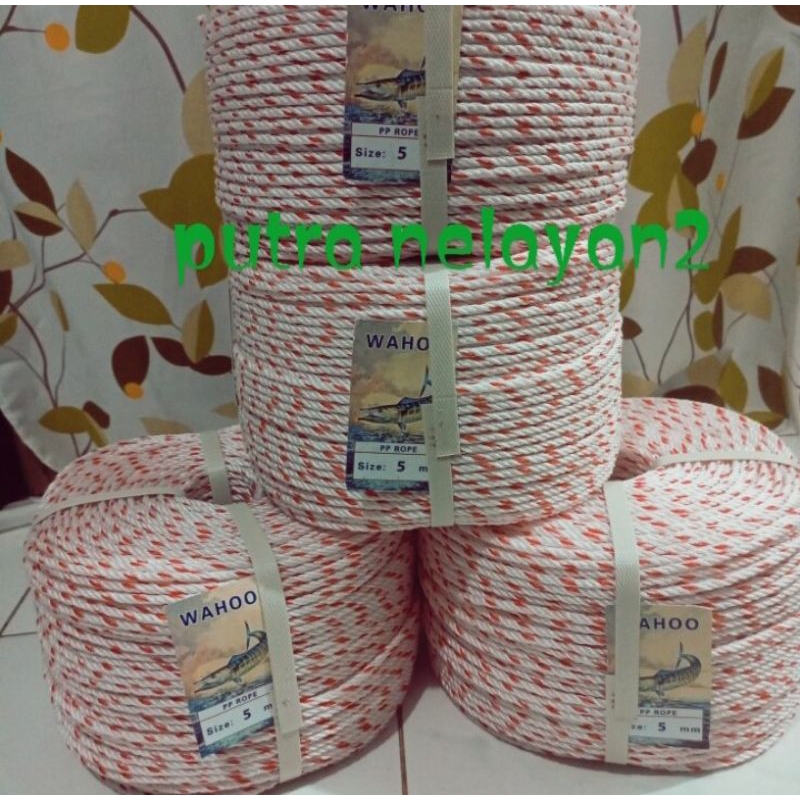 Jual TALI 5 MILI PPD TALI LOSBAK /TALI BARANG/TALI TERPAL / TALI JARING ...