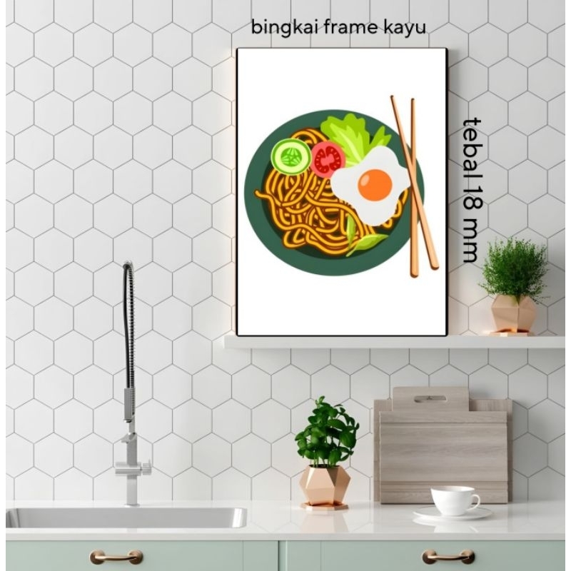 Jual Poster dinding dekorasi dapur gambar masakan ukuran 47x31, hiasan ...