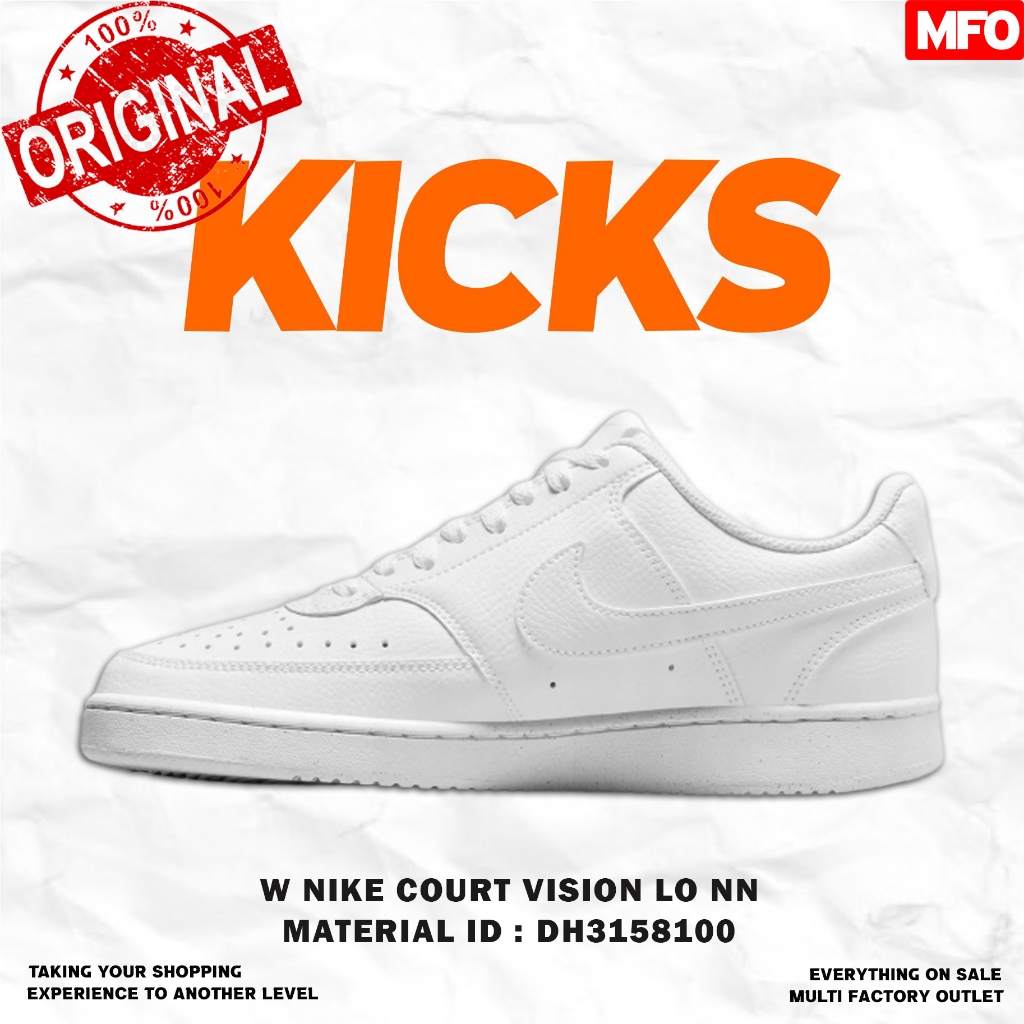 Jual W NIKE COURT VISION LO NN ORIGINAL ORI SEPATU WANITA DH3158100 ...