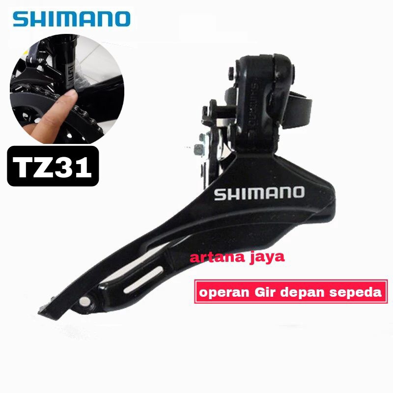 Jual FD TZ31 3 speed shimano operan gir depan sepeda shimano tourney 3 ...