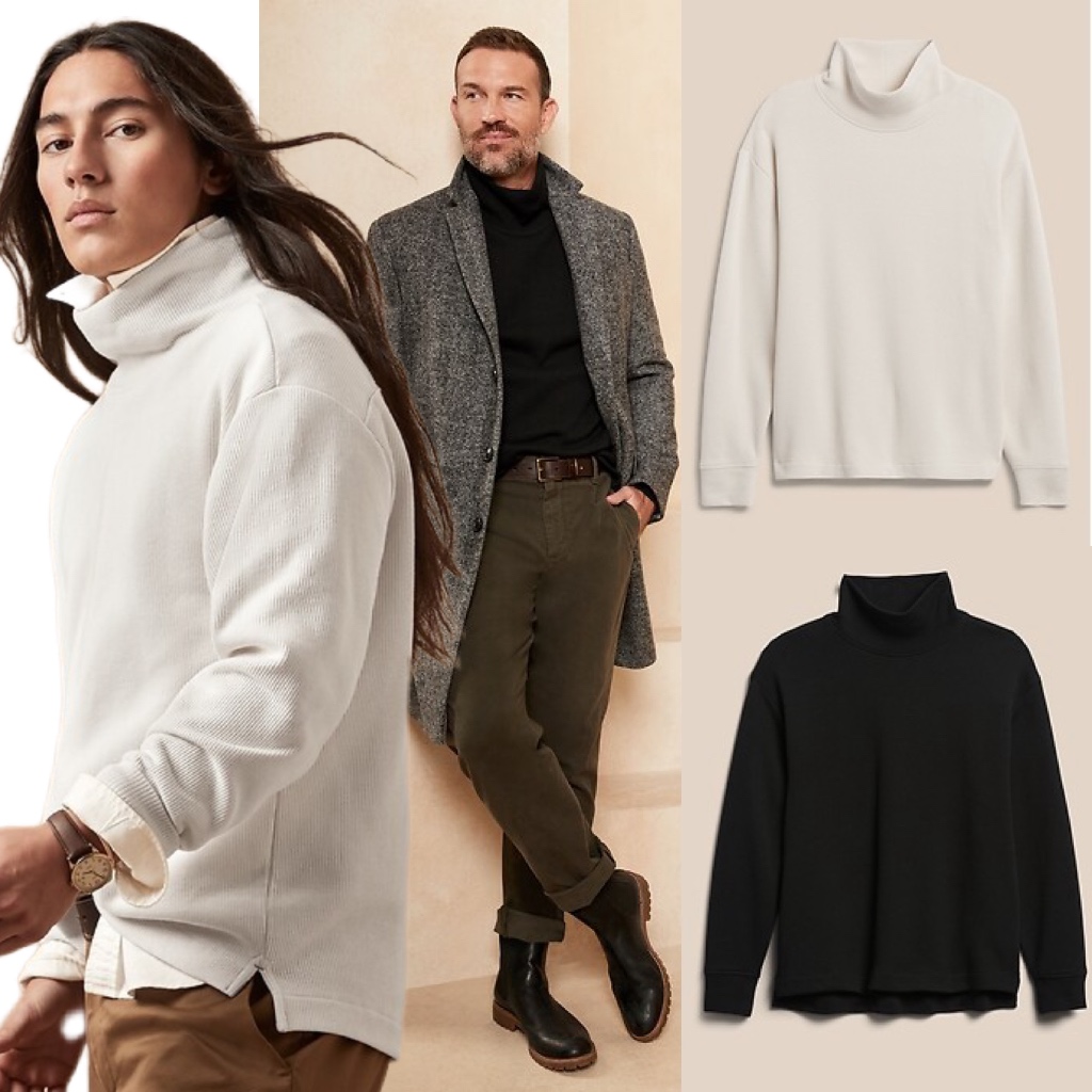 Jual French Rib Turtleneck & Hoodie polos | Shopee Indonesia