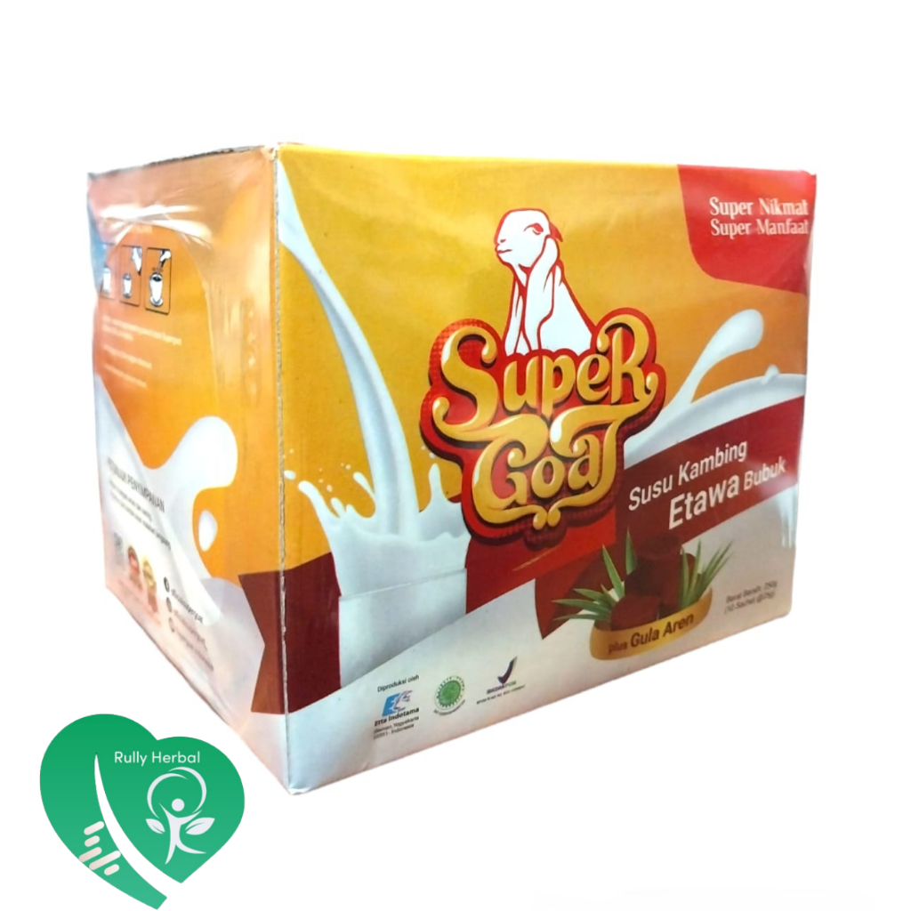 Jual Supergoat Susu Kambing Etawa Bubuk Dengan Gula Aren Per Box 10 ...