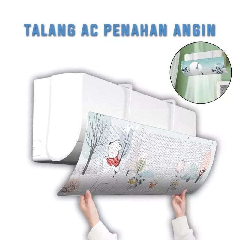 Jual Talang AC Penutup Penahan Angin Reflektor Cover Penahan Angin AC ...