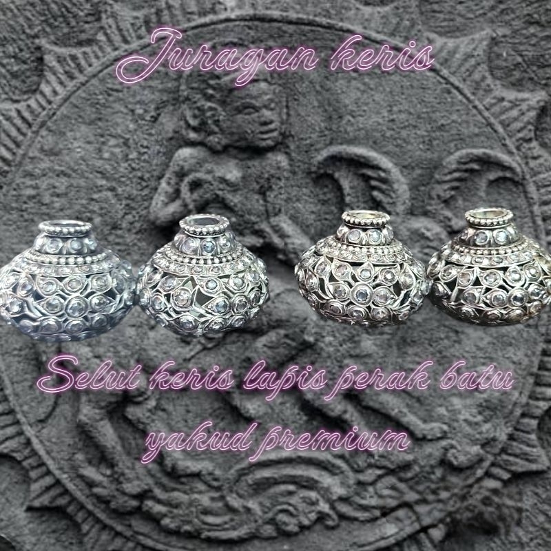 Jual Selut jeruk keprok tembaga lapis perak batu yakut premium | Shopee ...