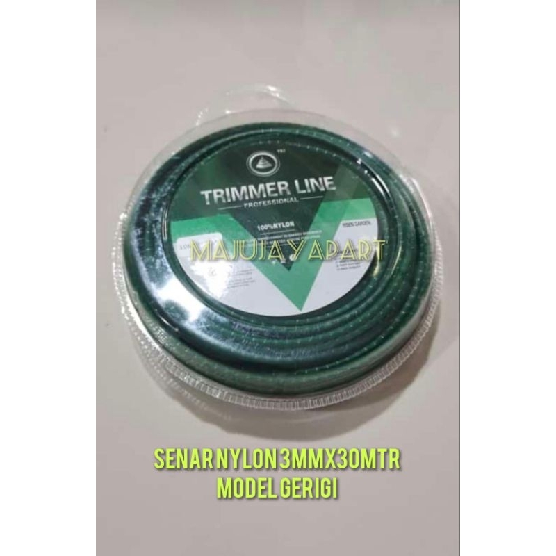 Jual senar mesin potong rumput 3mmx30meter model gerigi | Shopee Indonesia