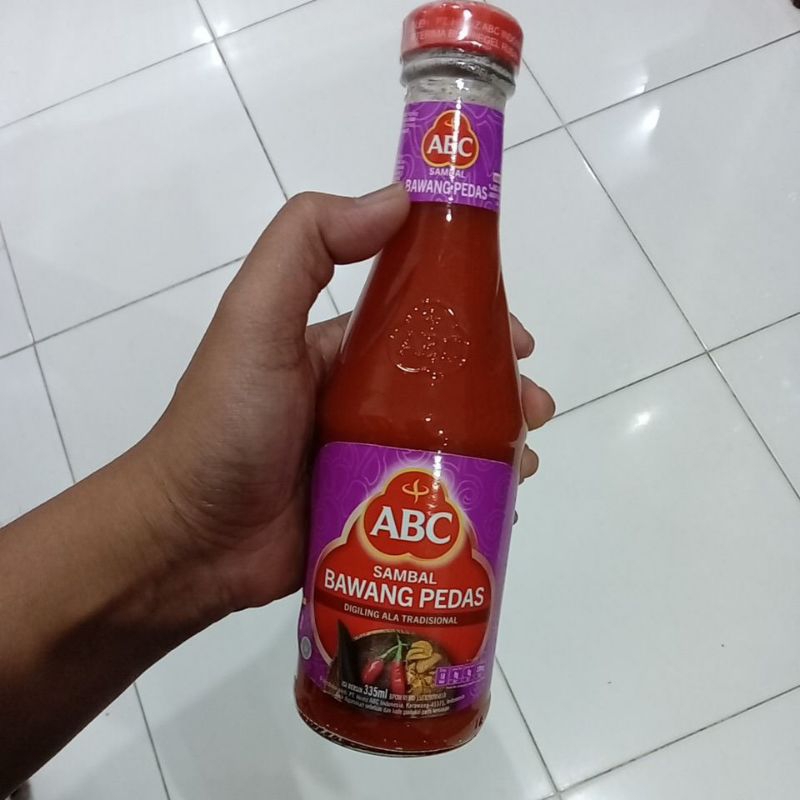 Jual Mahbubah - ABC 335 ml Sambal Bawang Pedas Botol Kaca | Shopee ...