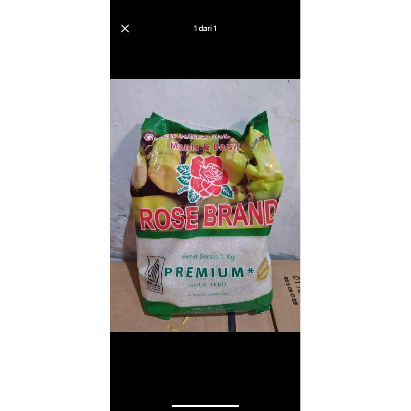 Jual GULA PASIR ROSE BRAND KUNING 1 KG | Shopee Indonesia