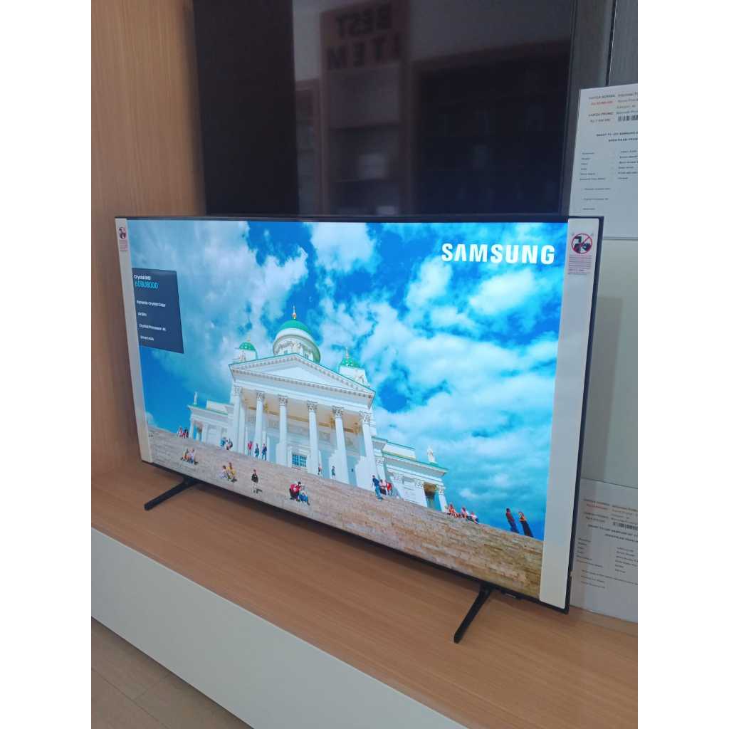 Jual SMART TV LED SAMSUNG BU8000 60 inch Crystal UHD | Shopee Indonesia