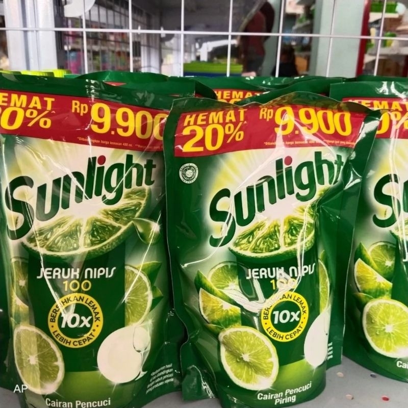 Jual Sunlight Jeruk Nipis Refil 460+20% ml | Shopee Indonesia