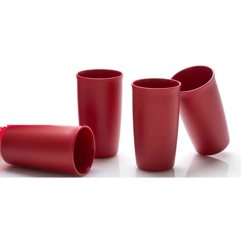 Jual Tupperware - Outdoor Tumbler Merah ( Dapat 4 Pcs ) | Shopee Indonesia