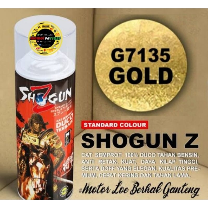 Jual cat semprot shogun z gold/cat shogun z anti bensin/cat pilox ...