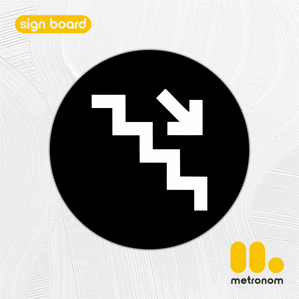 Jual TANGGA TURUN Sign Board Akrilik Petunjuk Ruangan | Shopee Indonesia