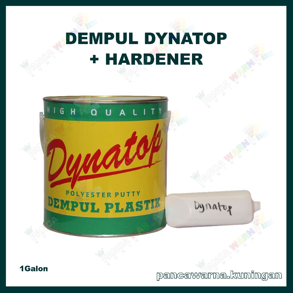Jual Dempul Dynatop 1Galon/ Dempul untuk Kayu, Plastik, Besi, Body ...