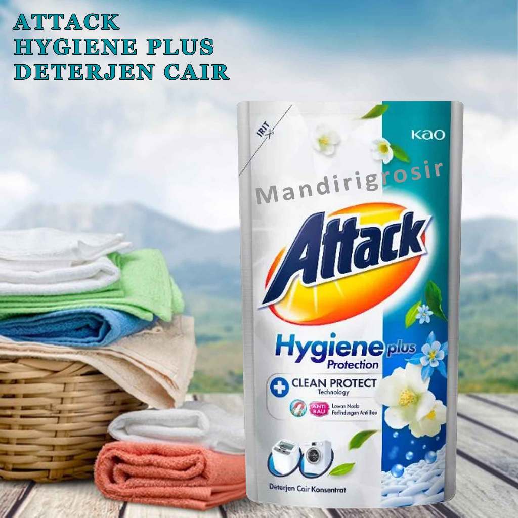 Jual Deterjen Cair * Attack Hygiene Plus * Sabun Cuci Clean Protect ...